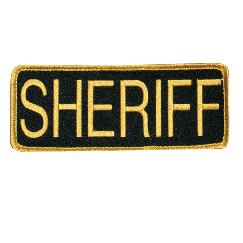 SHERIFF Law Enforcement Patch - Removable - Large 4x9 available at ...
