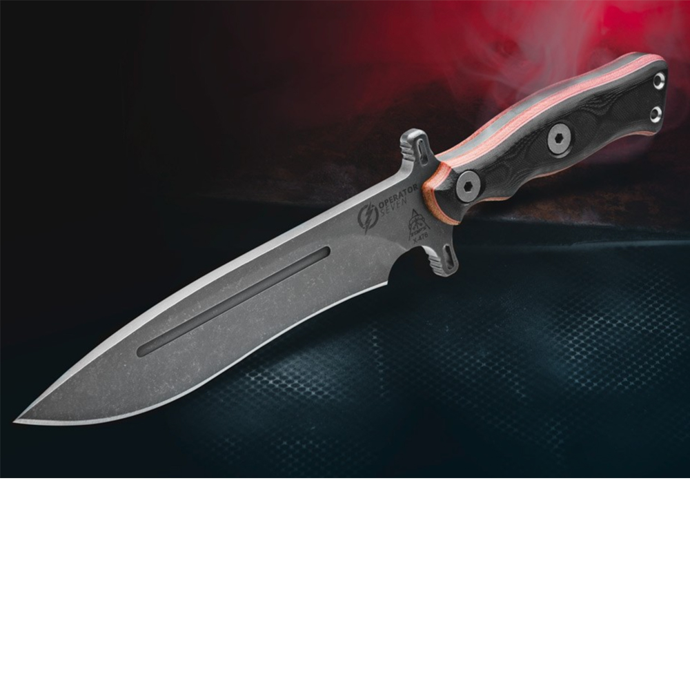**Operator 7 Knife - Fixed Blade - TOPS Knives: galatiinternational.com