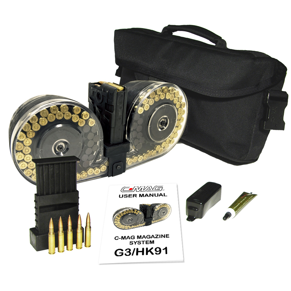 Beta 100 Round C-MAG System G3 HK91 - Clear with Black Pouch available ...