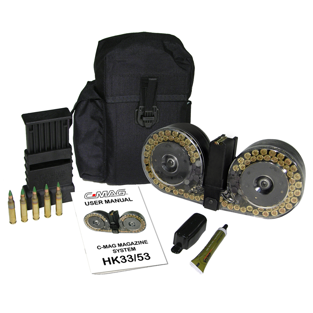 Beta 100 Round C-MAG System HK 33 53 - Clear with Black Pouch available ...