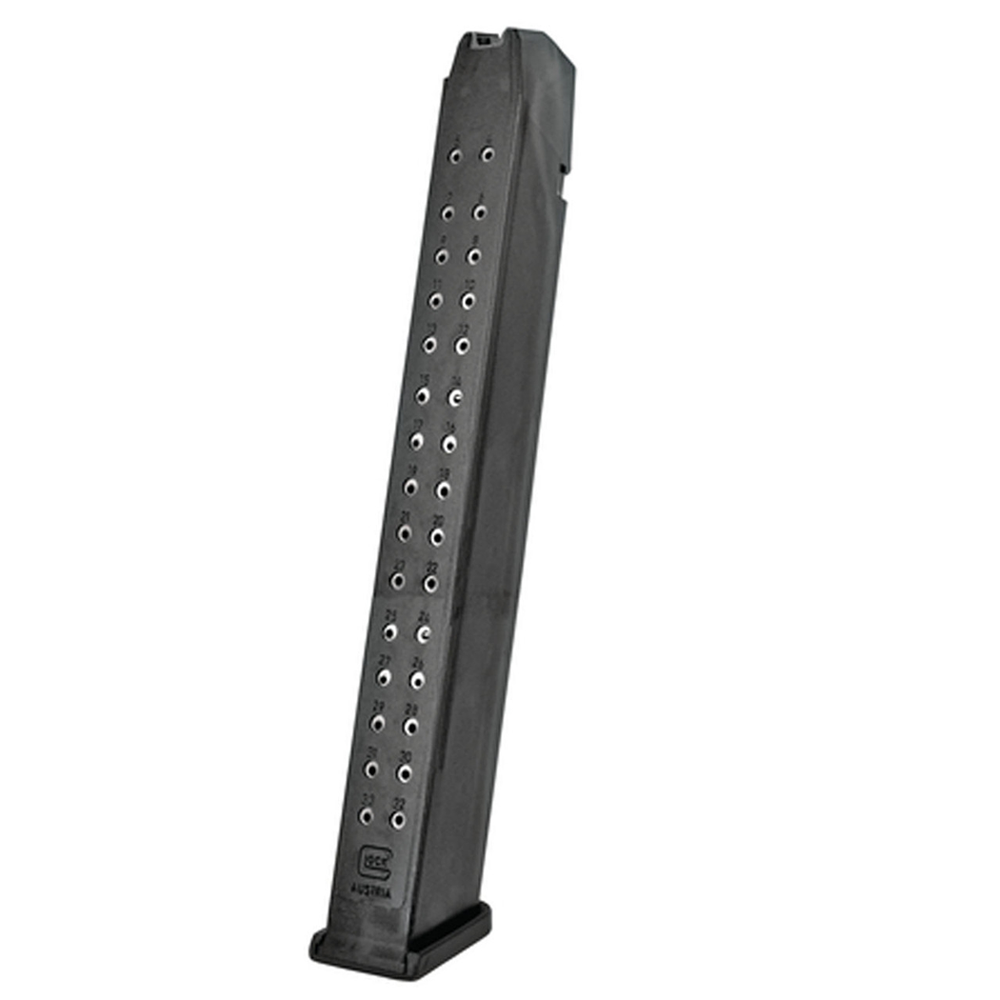 **Glock 17 34 9mm 33 Round Factory Magazine - Black - See New Item ...