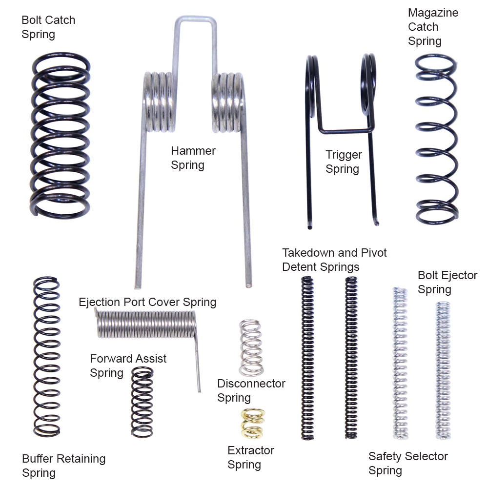 AR-15 Replacement Spring Set - GunTec USA available at Galati International