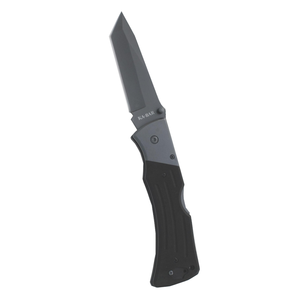 **Ka-Bar G10 MULE Tanto Straight Edge Knife - Folder - Kabar Knives ...