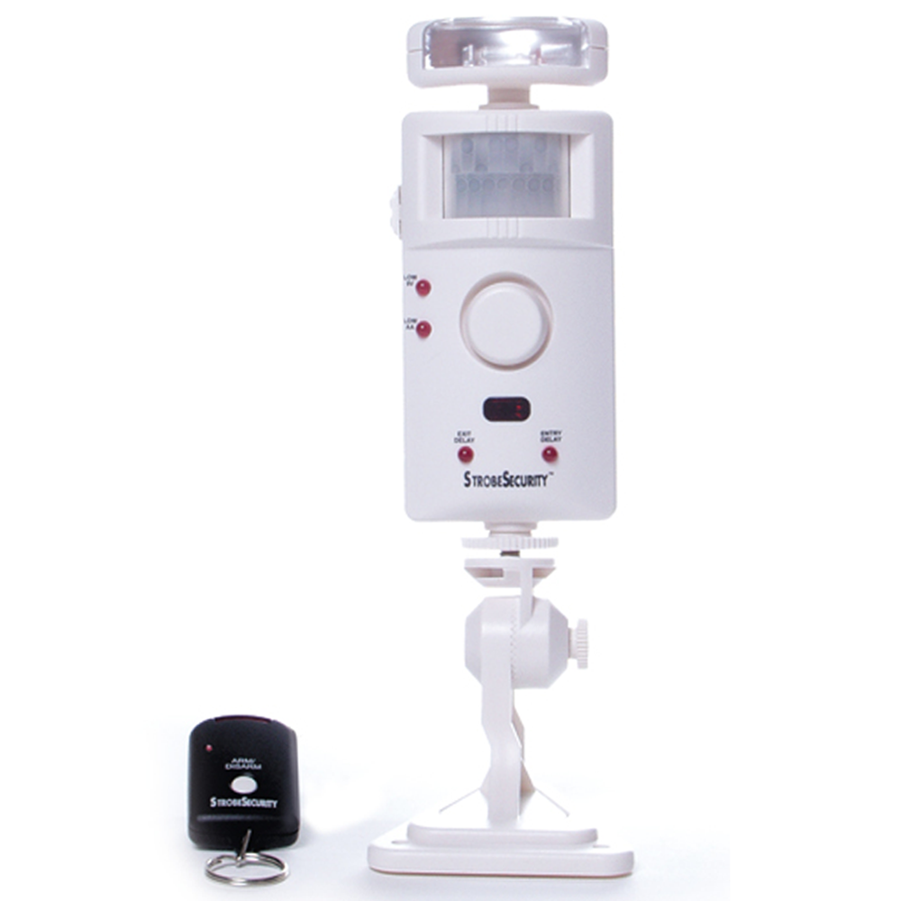 **Motion Detector Alarm with Strobe Light and Door Chime - PS Products ...