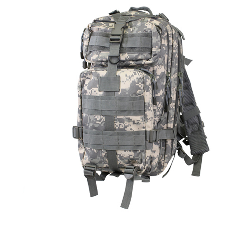 Military Style Compact Transport Backpack - ACU Digital Camo - Rothco ...