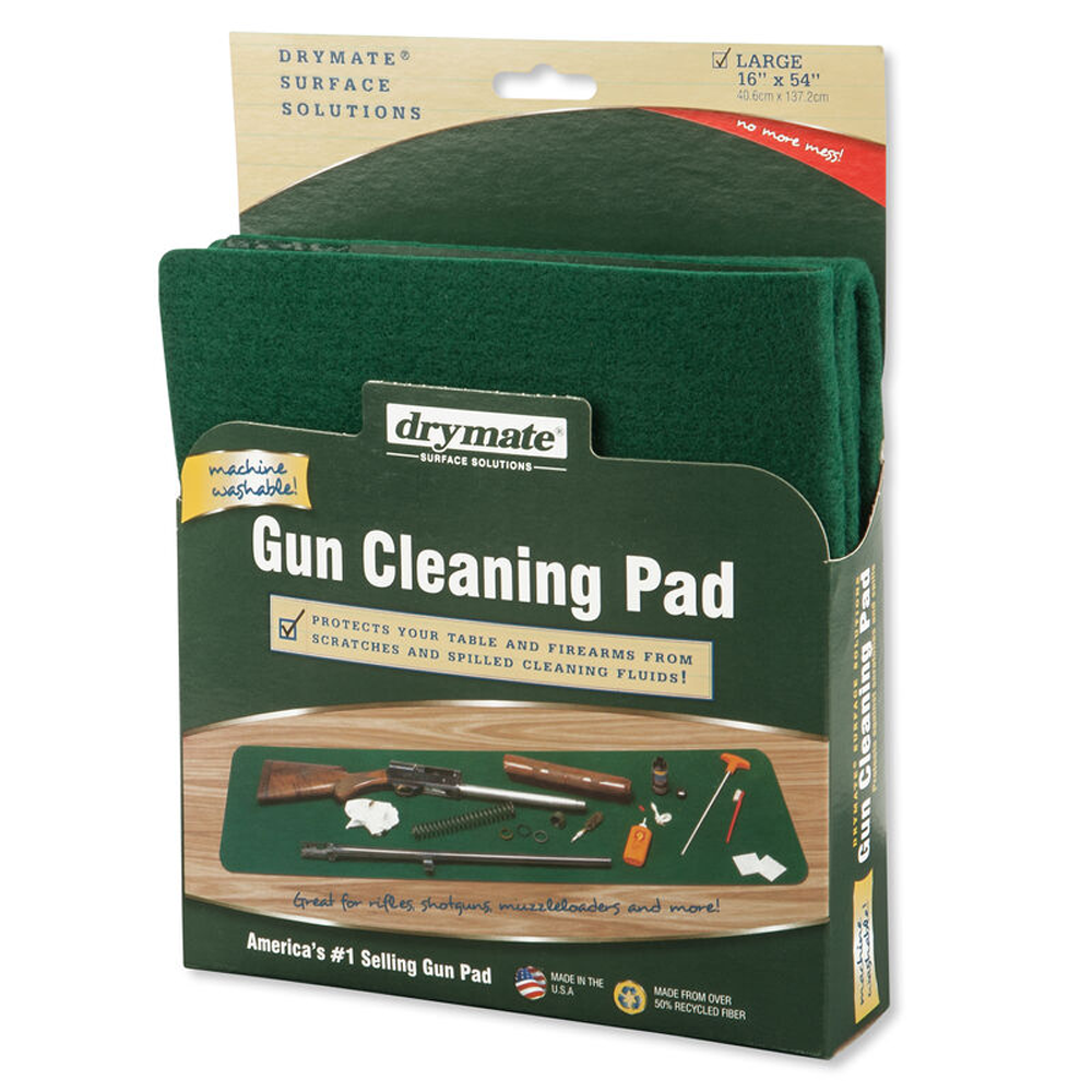 **Gun Cleaning Pad Waterproof Table Mat - Large 16x54 Green - Drymate ...