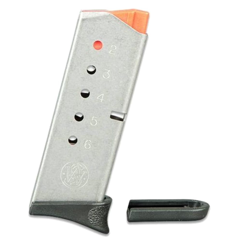 S&W Bodyguard .380 ACP 6 Round Factory Magazine - Two Floor Plates ...