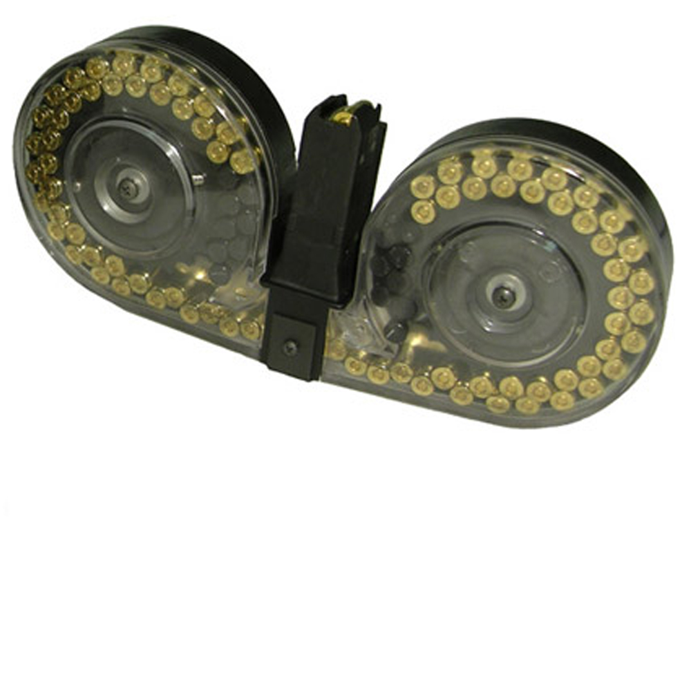HK MP5 C-MAG Beta 100 Round Magazine Drum System - Clear Cover