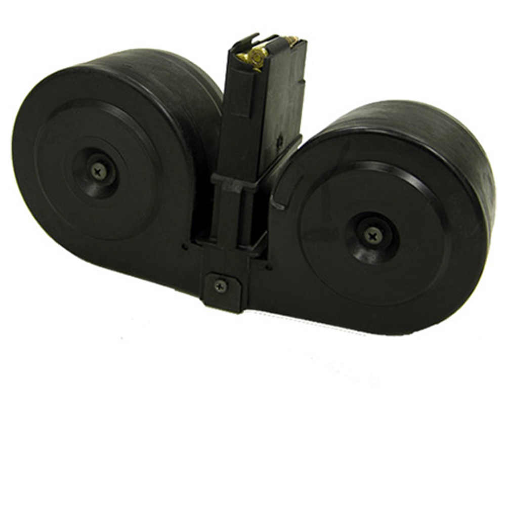 Mini 14 C-MAG Beta 100 Round Magazine Drum System - Black Cover