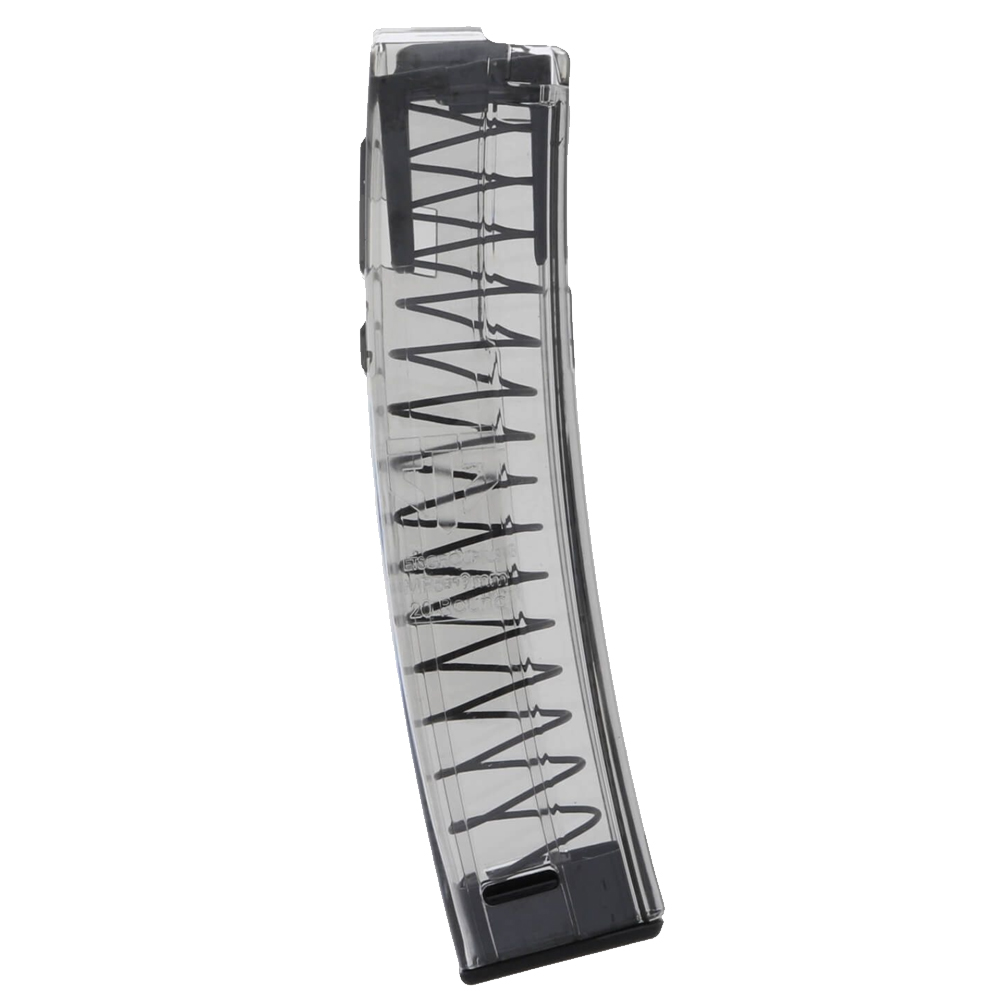 H&K MP5 SP5K MP5K 94 SP89 20rd Magazine 9mm Clear - ETS available at ...