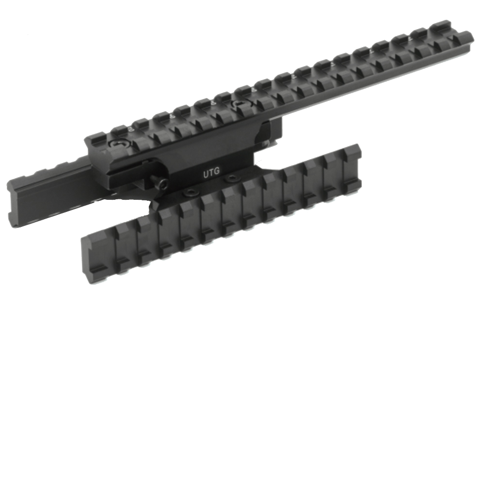 Mosin Nagant Tactical Tri Rail Mount with Rail Guards - UTG Leapers ...