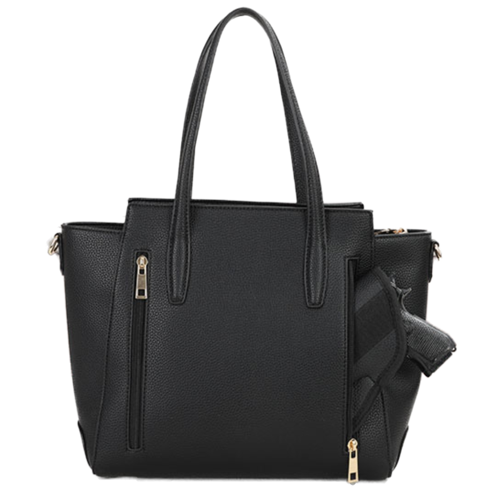 Traditional Purse with Conceal and Carry Holster - Black - CCW NcStar ...