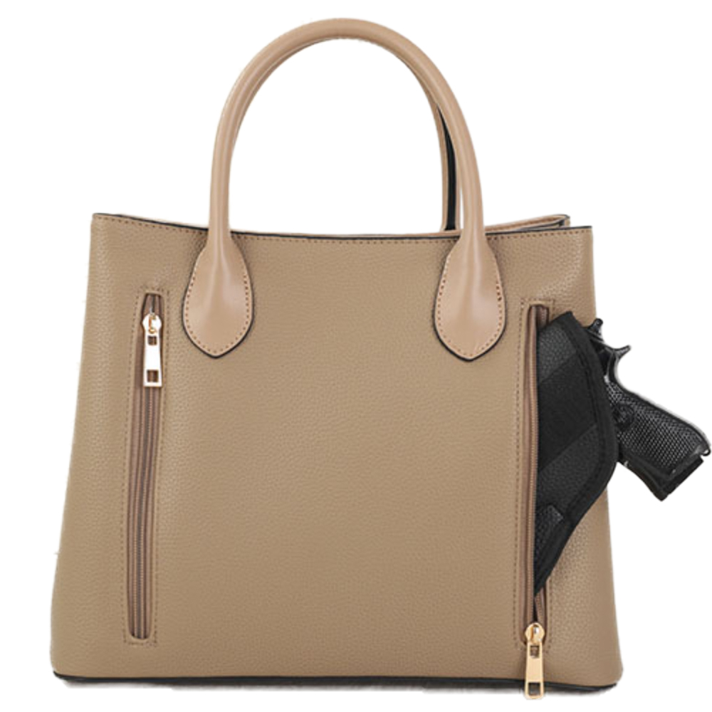 Classic Purse with Conceal Carry Pocket and Holster - Tan - NcStar ...