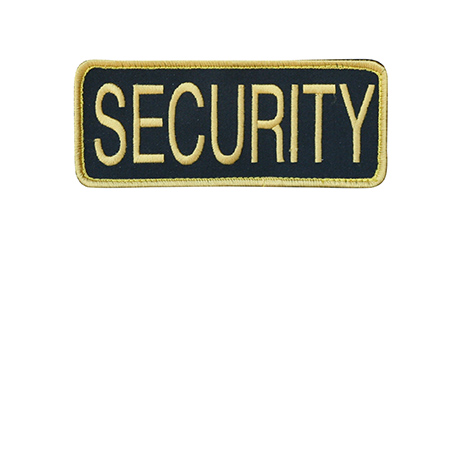 SECURITY Law Enforcement Patch - Removable Velcro Backing - Small 2X5 ...