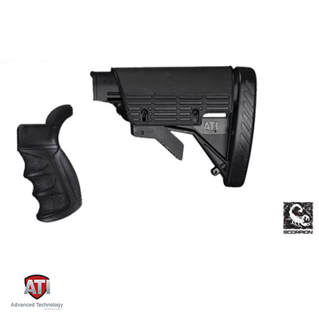 **AR-15 Strikeforce Six Position Stock with Pistol Grip and Recoil ATI ...