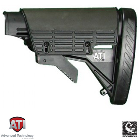 **AR15 Strikeforce Collapsible Buttstock with Cheekrest and ButtPad ...