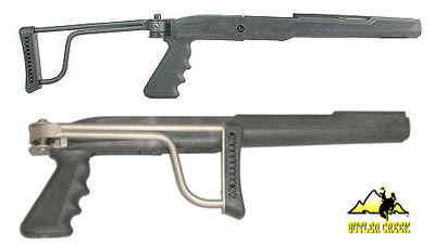 **Ruger Mini 14 Mini 30 Folding Stock - Blued - Butler Creek Bushnell ...