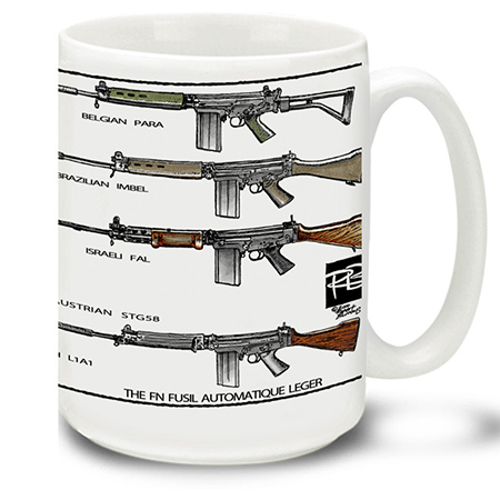 **FAL Weapons of the World Coffee Mug: galatiinternational.com