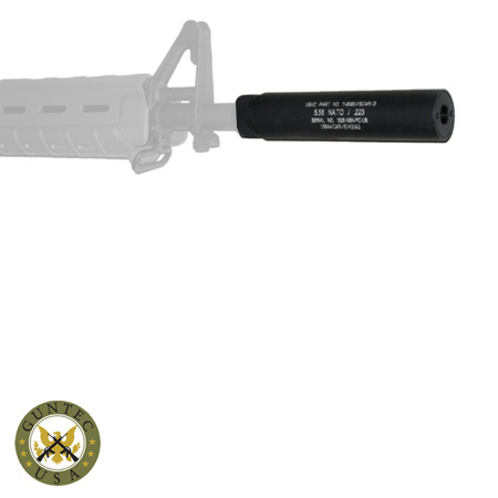 AR15 Fake Suppressor Slip Over 1/2x28 Reverse Thread 5.5 Inch - Guntec ...