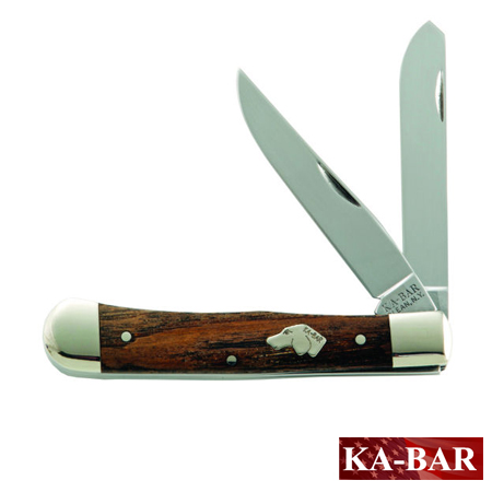**Kabar Dogs Head Two Blade Trapper Folding Knife 3211 - Ka-bar Knives ...
