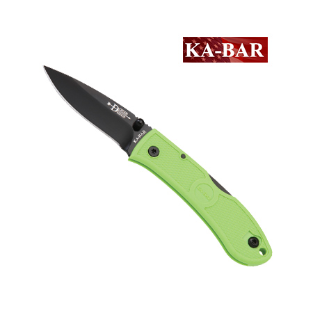 Ka-Bar Dozier Folding Hunter Knife - Zombie Green - Folder - Kabar ...