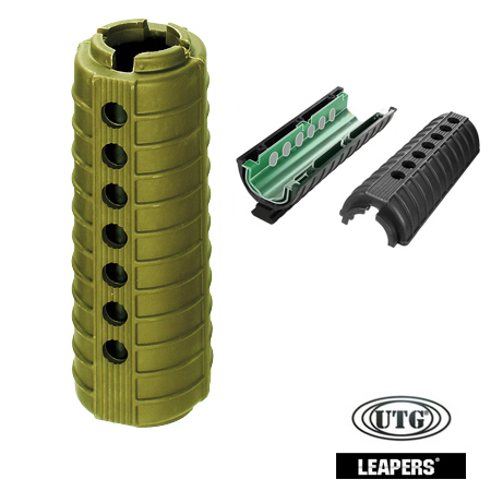 **AR-15 M4 Oversize Collapsible Handguard Set - OliveDrab - LeapersUTG ...