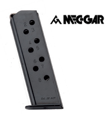 Walther PP 32 ACP 8 Round Metal Buttplate Mag Blues Mec-Gar Magazine ...