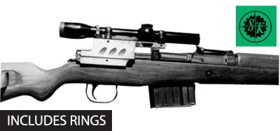 **German M43 G43 Scope Mount - Includes Rings - S&K Scope Mounts ...