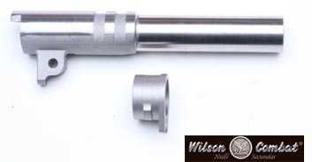 Wilson Combat Match Grade Barrel and Bushing 1911 Commander Stainless ...